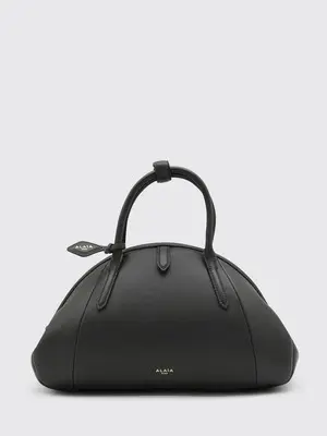 Alaïa Smooth Calfskin Leather Handbag - Black