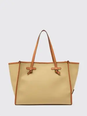 GIANNI CHIARINI Marcella Cotton Canvas Shopper Bag - Dark