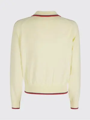Guest In Residence Long Sleeve Polo Shirt - Beige