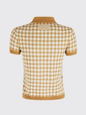 Guest In Residence Checked Linen And Silk Blend Polo Shirt