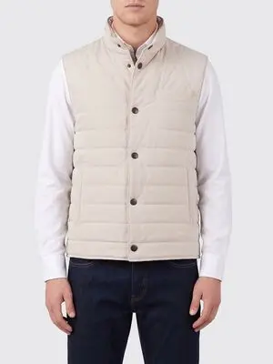 FAY Padded Quilted Nylon Gilet - Beige