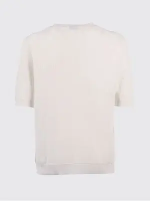 BALLANTYNE Cotton Crew Neck Sweater - White