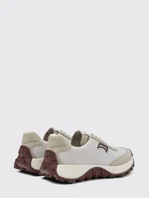 Camper Drift Trail Recycled Polyester And Leather Lace-up Sneakers - Grey
