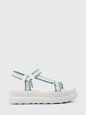 Camper Camper Pelotas Flota Up Recycled Polyester Platform Sandals White