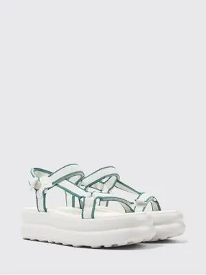 Camper Pelotas Flota Up Recycled Polyester Platform Sandals - White
