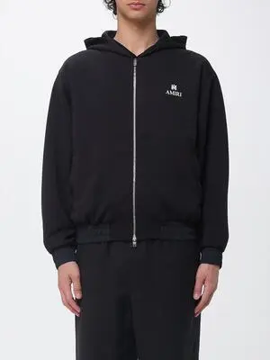 Amiri Zip-up Hoodie - Black