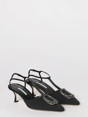 Manolo Blahnik Embellished Slingback Pumps