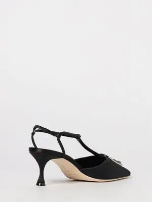 Manolo Blahnik Embellished Slingback Pumps