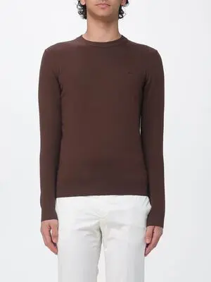 BROOKSFIELD Crew Neck Sweater - Brown