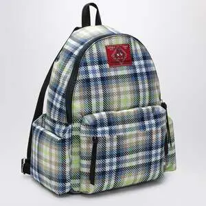 VIVIENNE WESTWOOD Medium Backpack With Check Pattern And Logo