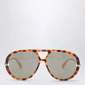 Bottega Veneta Bottega Veneta Classic Aviator Sunglasses Brown