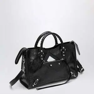 Balenciaga Le City Medium Arena Lambskin Leather Bag