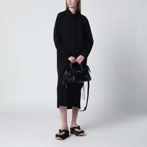 Balenciaga Shirt Dress In Wool And Silk