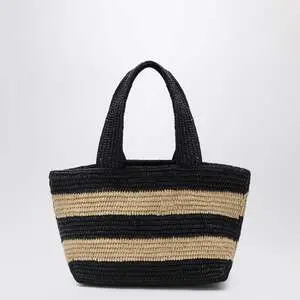 PATOU Trapeze Pm Raffia Shopping Bag