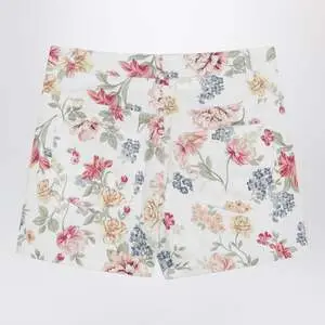 Chloé Cotton Floral Print Shorts - Multicolor