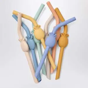 LIEWOOD Pack Of Eight Colored Carlson Straws - Multicolor