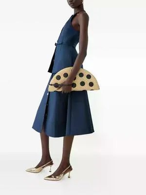 Carolina Herrera Button-front Halterneck Top