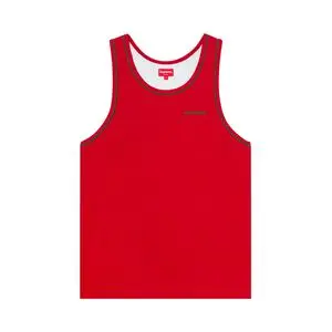 Supreme Piping Tank Top - Red