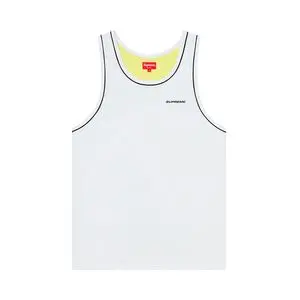 Supreme Piping Tank Top - White