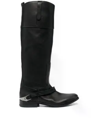GOLDEN GOOSE Charlie Leather Knee-high Boots