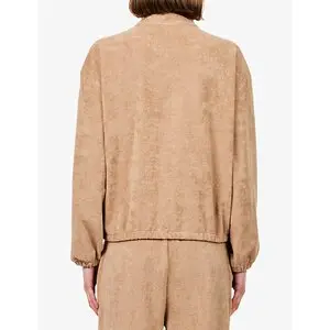 4TH & RECKLESS Logo-embroidered Towelling Jacket