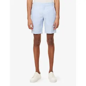 Orlebar Brown Slim-fit Linen Shorts - Springwater Blue