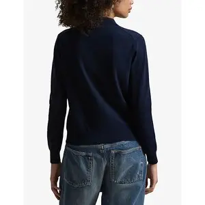 Polo Ralph Lauren Logo-embroidered Cotton-blend Cardigan