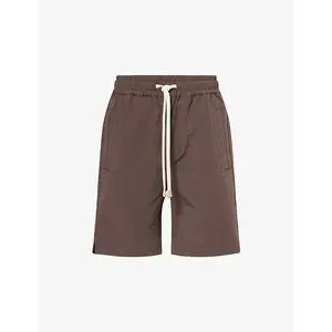 Eleventy Drawstring Linen-blend Shorts