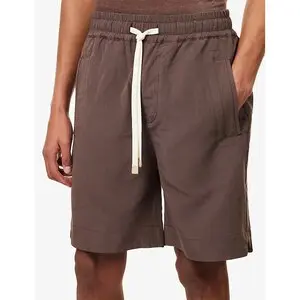 Eleventy Drawstring Linen-blend Shorts