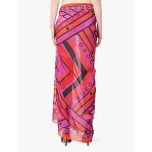 Emilio Pucci Long Pareo Collane-print Cotton Sarong