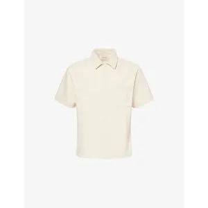 FRAME Patch-pocket Short-sleeve Cotton Shirt