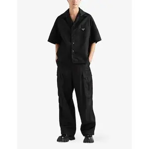 Prada Re-nylon Short-sleeve Woven Shirt