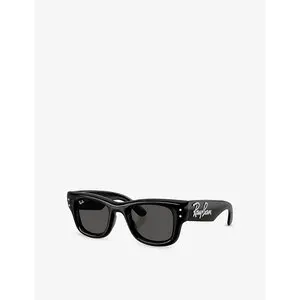 Ray-ban Square-frame Acetate Sunglasses - Black