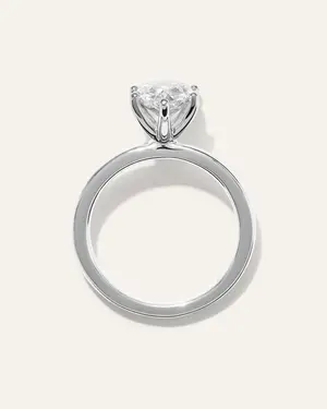 Quince Lab Grown Diamond Pear Engagement Ring 2.5ct - Platinum