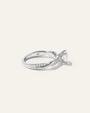 Quince Lab Grown Diamond Twisted Engagement Ring - Platinum