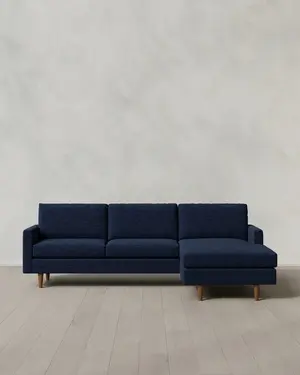 Quince Atlas Midcentury Chaise Sectional - Ink
