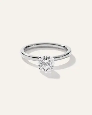 Quince Lab Grown Diamond Round Engagement Ring 1ct - Platinum