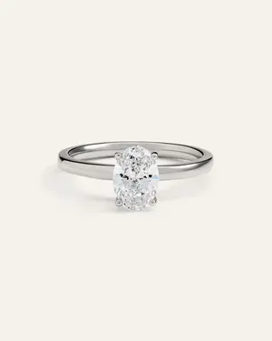 Quince 1ct Lab Grown Diamond Oval Engagement Ring - Platinum