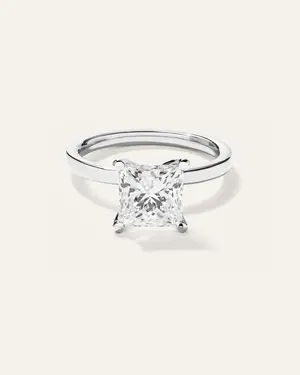 Quince Lab-grown Diamond Princess Engagement Ring 2.5ct - Platinum
