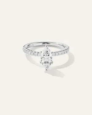 Quince Lab Grown Diamond Marquise Engagement Ring 1ct - Platinum