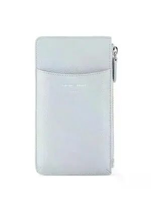 Emporio Armani Debossed-logo Phone Bag - Blue