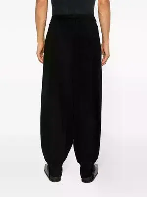 LỰU ĐẠN Logo-print Drop-crotch Track Pants