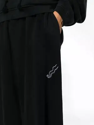 LỰU ĐẠN Logo-print Drop-crotch Track Pants