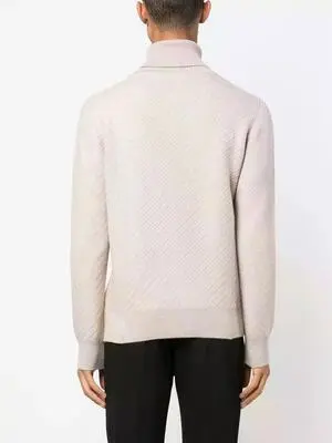 LARDINI Ribbed Roll-neck Jumper