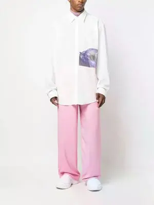 YUIKI SHIMOJI Poppy-print Shirt Jacket