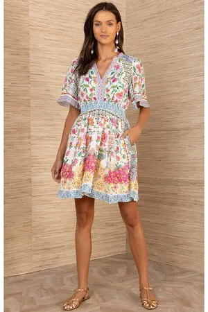 Hale Bob Shirred Day Dresses