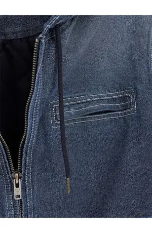 GUESS ORIGINALS Hooded Canvas Utility Jacket