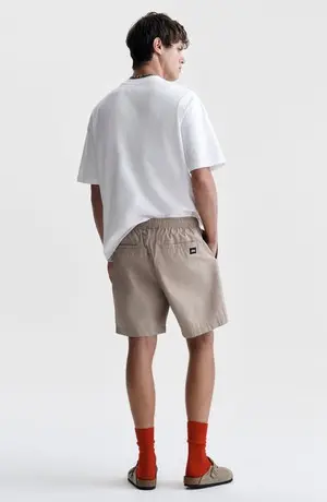 Brooklyn Industries Loose Fit Cotton Elastic Waist Shorts