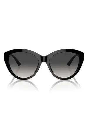 JIMMY CHOO 55mm Phantos Sunglasses - Black/gradient Grey
