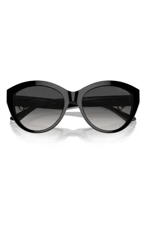 JIMMY CHOO 55mm Phantos Sunglasses - Black/gradient Grey
